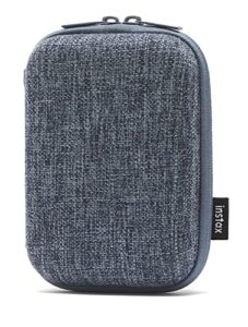 fujifilm instax mini link 2 case - woven slate blue