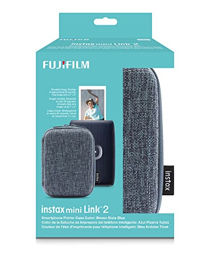 Fujifilm Instax Mini Link 2 Case - Woven Slate Blue