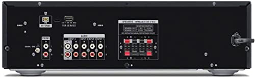 Sony STR-DH190 + Home Stereo Receiver, 2 Channel, Phono Inputs, 4 Audio Inputs, 3.5 Millimeter Input, Bluetooth, with 2 Kwalicable Closed Screw 24k Gold Plated Speaker Banana Plugs, Cleaning Cloth