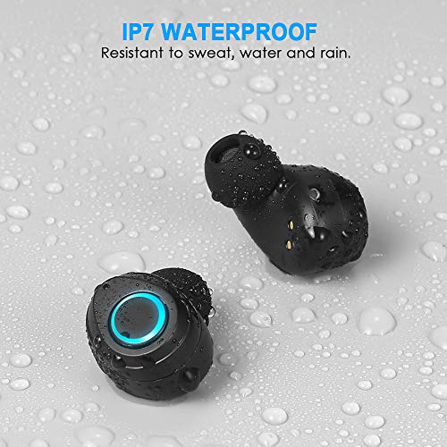 Motast Wireless Earbuds, Bluetooth 5.1 Headphones Mini Bluetooth Earbuds with HD Mic, Wireless Earphones in Ear with USB C Charging Case, IP7 Waterproof, Deep Bass, 30H Playtime Headset for Sports