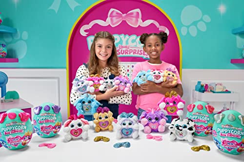 Rainbocorns Puppycorn Surprise Series 3 (Poodle) by ZURU, Collectible Plush Stuffed Animal, Surprise Egg, Sticker Pack, Slime, Dog Plush, Ages 3+ for Girls, Children