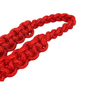 U.S. Army Artillery Shoulder Cord Scarlet Red, For Class A Military Uniform Jacket, One Size