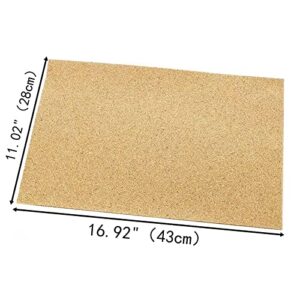 55 Pcs Gravel Paper for Bird Cage, 17x11 Inches Bird Cage Gravel Liner, Bird Grinding Sandpaper, Easy Clean Pet Sandpaper, Calcium Paper with Sea Sand for Birds Parrots Cockatiels(55Pcs Fine Sand)