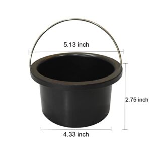 ChoJiah New Upgrated Black Single Wax Warmer Professional More Faster Melted Wax Beads for Hair Removal with Non-Stick Pot