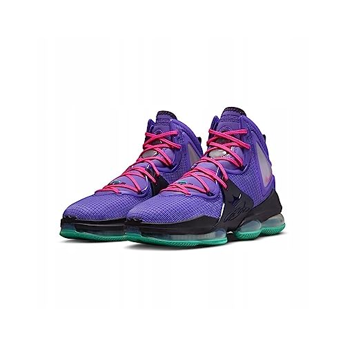 Nike Men's Lebron XIX DJ Bron Wild Berry/Hyper Pink-Cave Purple (CZ0203 500) - 10.5