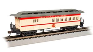 bachmann trains - 1860-1880 passenger cars - combine - central pacific - ho scale