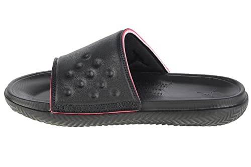 Nike Men's Jordan Play Slide Black-Photon Dust-University Red (DC9835 060) Sandals - Black Slides (us_footwear_size_system, adult, men, numeric, medium, numeric_8)