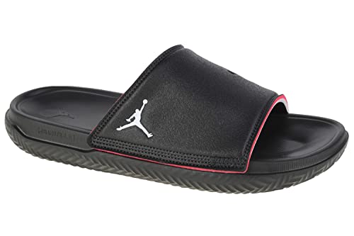 Nike Men's Jordan Play Slide Black-Photon Dust-University Red (DC9835 060) Sandals - Black Slides (us_footwear_size_system, adult, men, numeric, medium, numeric_8)