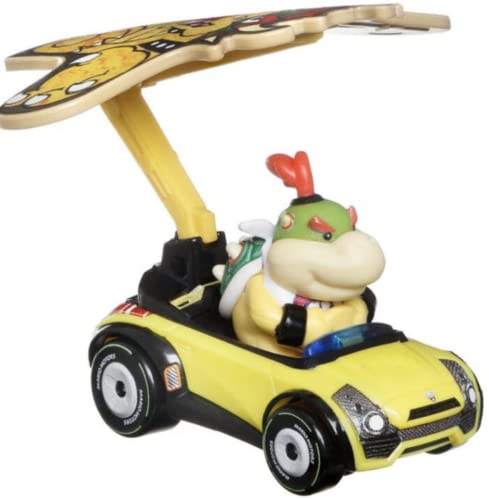 Hot Wheels Mariokart Bowser Jr. Sports Coupe + Bowser Kite