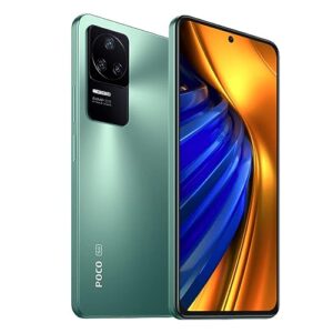 poco f4 5g + 4g lte 256gb + 8gb global version unlocked 6.67'' 120hz 64mp triple camera (not verizon sprint boost cricket metro at&t) + (w/fast car 51w charger bundle) (nebula green)