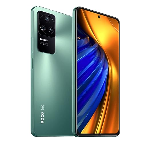 POCO F4 5G + 4G LTE 256GB + 8GB Global Version Unlocked 6.67'' 120Hz 64Mp Triple Camera (Not Verizon Sprint Boost Cricket Metro At&T) + (w/Fast Car 51W Charger Bundle) (Nebula Green)