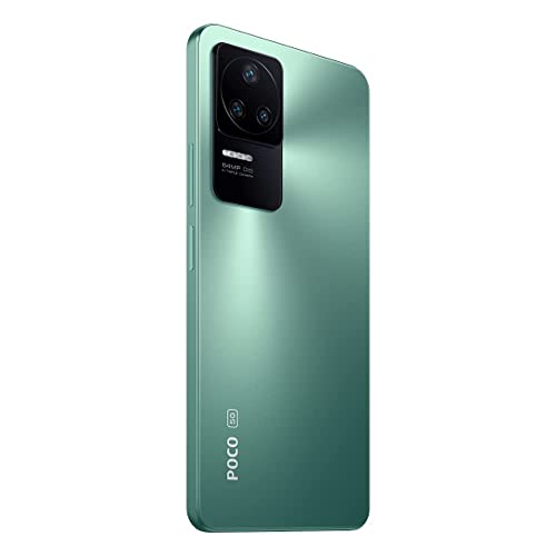 POCO F4 5G + 4G LTE 256GB + 8GB Global Version Unlocked 6.67'' 120Hz 64Mp Triple Camera (Not Verizon Sprint Boost Cricket Metro At&T) + (w/Fast Car 51W Charger Bundle) (Nebula Green)