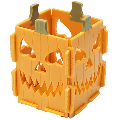 Pumpkin Pen Holder halloween atmosphere decorations Assembly combination pumpkin shape pvc material Storage Box Office Home School Stationery