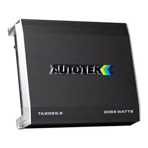 autotek 2000 watts ta two channel car audio amplifier.