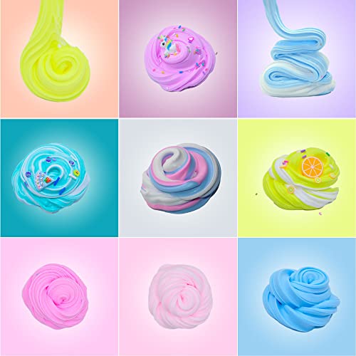 42 Pack Butter DIY Cake Slime Kit for Girls, Slime Party Favors Gifts Stress Relief Toy Scented Sludge for Kids