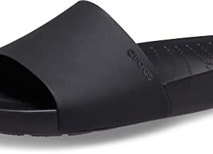 Crocs Women's Splash Slides Sandal, Black, 7