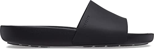 Crocs Women's Splash Slides Sandal, Black, 7