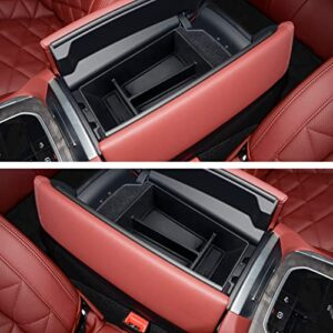 for X5/X6/X7 Center Console Organizer 2020-2024 BMW X5/X6/X7 Accessories Middle Console Organizer X5/X6/X7 Armrest Storage Box Glove Console Tray Compatible with 2020 2021 2022 2023 2024 BMW X5/X6/X7