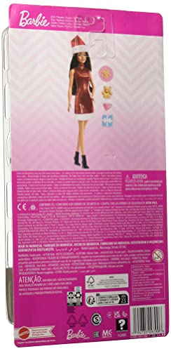 Barbie Santa Doll (Brunette Brown Hair)