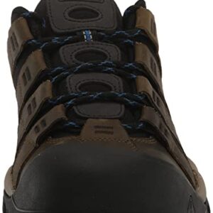 KEEN Men's Newport Durable Breathable Low Height Hiking Shoes, Dark Olive/Austern, 10.5