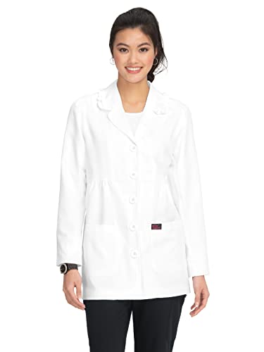 KOI Betsey Johnson B403 Women's Juniper Lab Coat White XS