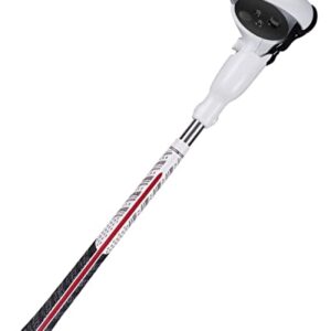 Amavasion VR Golf Club Handle Accessories Compatible with Meta/Oculus Quest 2 Enhance Immersive VR Game Experience (White/red)