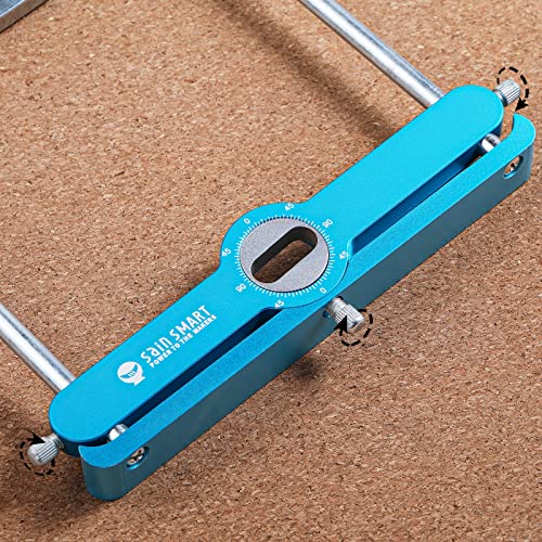 SainSmart 2 in 1 Punch Locator, Precision Mortising Jig and Loose Tenon Joinery, Including Doweling Jig, Connector, and Fastener, Portable Woodworking Tools