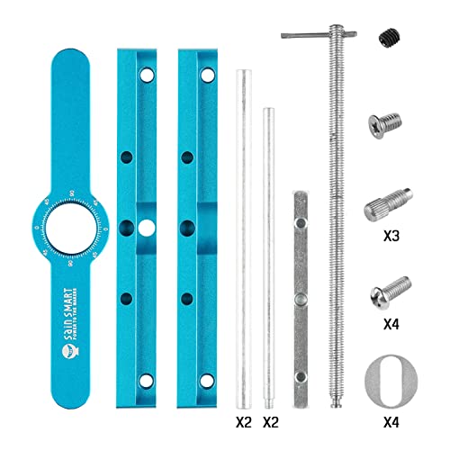 SainSmart 2 in 1 Punch Locator, Precision Mortising Jig and Loose Tenon Joinery, Including Doweling Jig, Connector, and Fastener, Portable Woodworking Tools