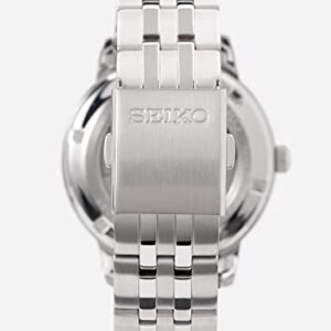 SEIKO Men's Analog Automatic Watch with Stainless Steel Strap SRPH89K1, Green