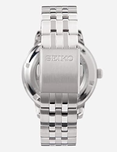 SEIKO Men's Analog Automatic Watch with Stainless Steel Strap SRPH89K1, Green