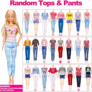 Accessories 22 50-Pack Handmade Doll Clothing & Accessories Includes 5 Wedding Dresses 5 Fashion Dresses 4 Ankle Skirts 3 Tops & Pants 3 Bikini 20 Shoes & Giveaways 10 Hooks for 11.5'' Dolls