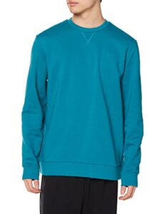 oakley men's relax crew sweatshirt, aurora blue