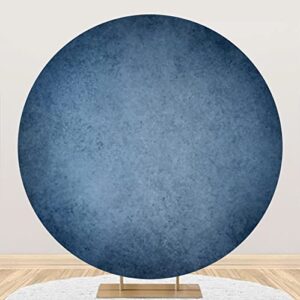 leyiyi 7.5x7.5ft blue round backdrop cover polyester abstract gradient blurry color photography background adult child baby headshots photocall professional portrait photo studio props