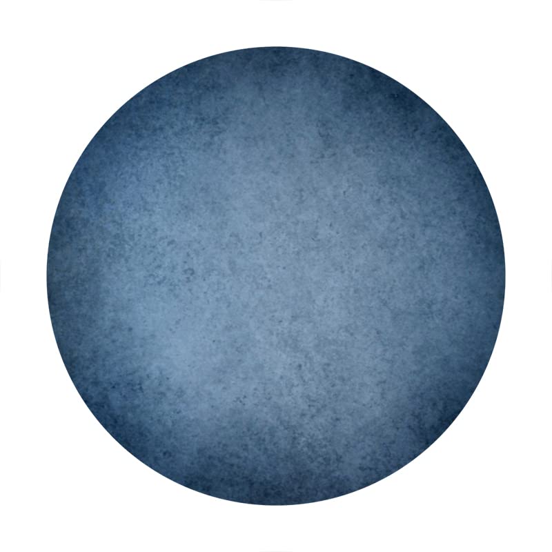 Leyiyi 7.5x7.5ft Blue Round Backdrop Cover Polyester Abstract Gradient Blurry Color Photography Background Adult Child Baby Headshots Photocall Professional Portrait Photo Studio Props