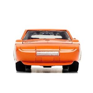 Jada Toys I Love The 60’s 1:24 1969 Dodge Charger Daytona Die-Cast Car, Toys for Kids and Adults, Orange