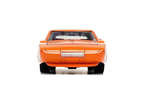 Jada Toys I Love The 60’s 1:24 1969 Dodge Charger Daytona Die-Cast Car, Toys for Kids and Adults, Orange