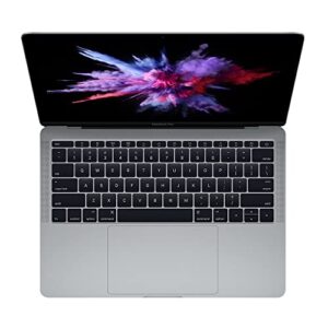 apple late 2016 macbook pro with 2.0ghz intel core i5 (13-inch, 8gb ram, 128gb ssd storage) - space gray (renewed)