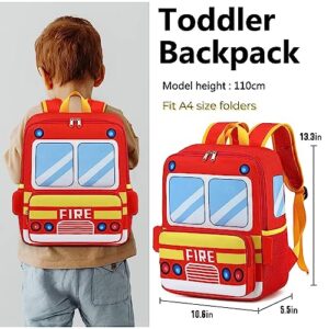 Kids Backpack for Boys Girls Preschool Bookbags 3D Cartoon Daycare Toddler Bags 13 inch 3-6 Years