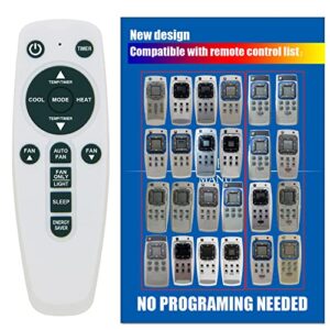 replacement for frigidaire air conditioner remote control listed in the picture (c)