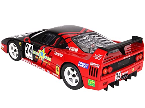 BBR Ferrari F40 LM #34 JGTC Japan Grand Touring Car Championship (1995) with Display CASE Ltd Ed to 99 Pieces Worldwide 1/18 Model Car P 18139 D