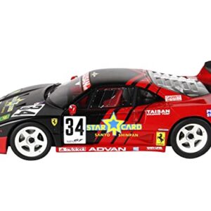 BBR Ferrari F40 LM #34 JGTC Japan Grand Touring Car Championship (1995) with Display CASE Ltd Ed to 99 Pieces Worldwide 1/18 Model Car P 18139 D