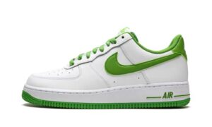 nike mens air force 1 '07, white/chlorophyll, 10.5