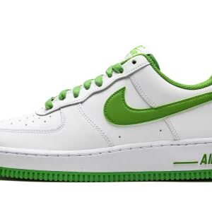 Nike mens Air Force 1 '07, White/Chlorophyll, 10.5