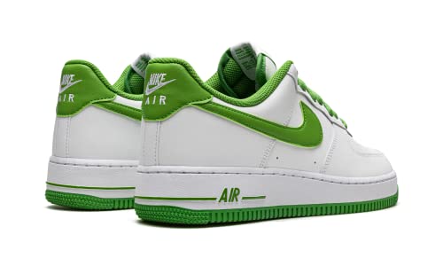 Nike mens Air Force 1 '07, White/Chlorophyll, 10.5