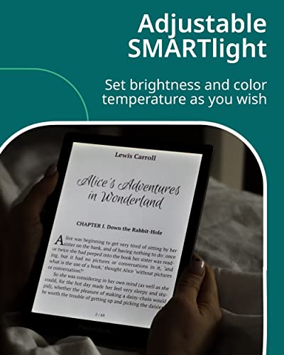 PocketBook Era E-Reader, Stardust Silver, 16GB | 7ʺ Glare-Free & Eye-Friendly Touch-Screen with E -Ink Technology | Waterproof | Text-to-Speech, Audio- & E-Book Reader | SMARTlight & Built-in Speaker