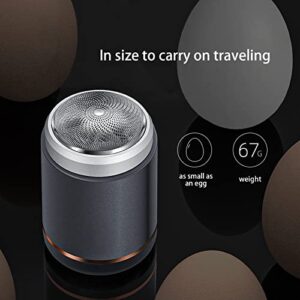 Electric Razor for Men Pocket Size Mini Portable Shaver Wet and Dry Mens Razor USB Rechargeable Shaver Charging Easy One-Button Use Suitable for Home,Car,Travel