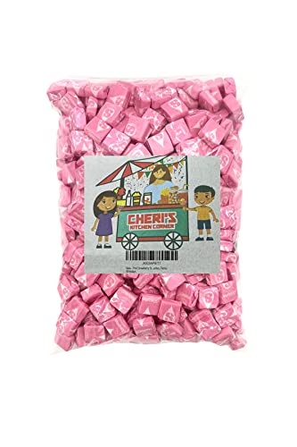 Pink Strawberry Starburst 3LB Bulk Wrapped Taffy Candy 5-Star Compatible