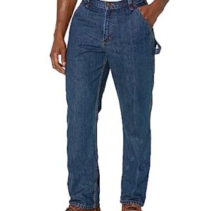 Carhartt Men's Big & Tall Loose Fit Utility Jean, Canal, 46W x 30L