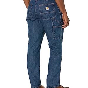 Carhartt Men's Big & Tall Loose Fit Utility Jean, Canal, 46W x 30L