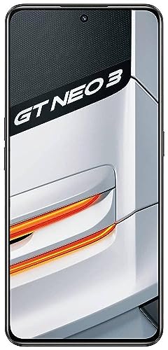 realme GT Neo 3 80W Dual-SIM 256GB ROM + 8GB RAM (GSM Only | No CDMA) Factory Unlocked 5G Smartphone (Asphalt Black) - International Version